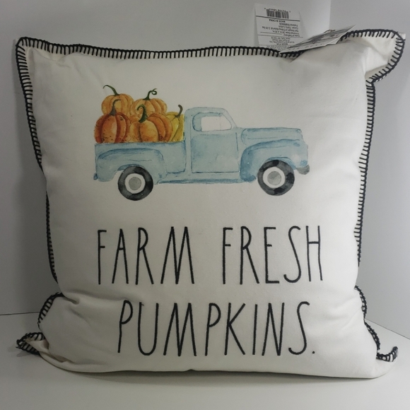 Rae Dunn | Holiday | Rae Dunn Farm Fresh Pumpkins 8 X18 Accent Pillow ...